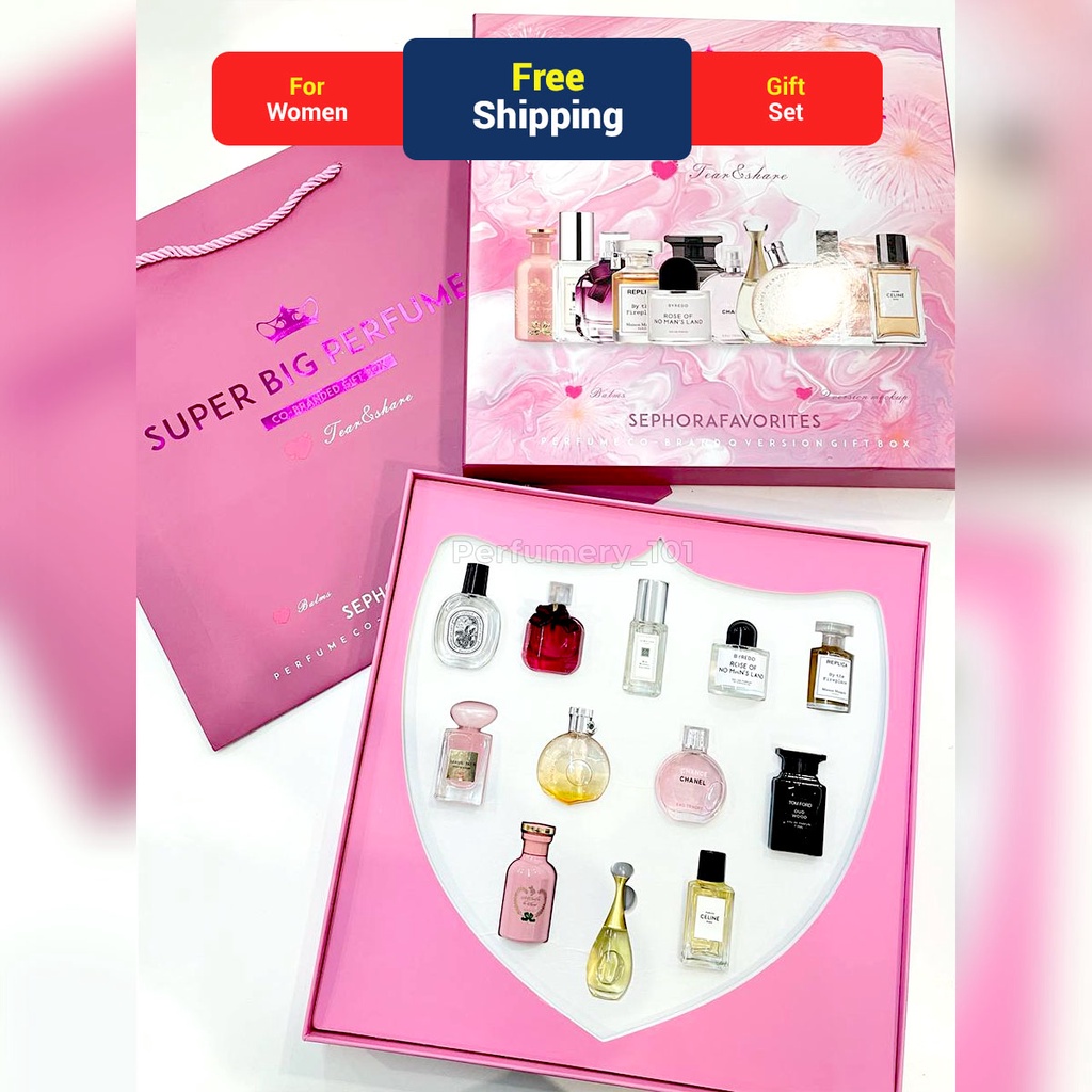 Super Big Perfume Sephora Favorites 12 In 1 Gift Set Eau De Parfum EDP ...
