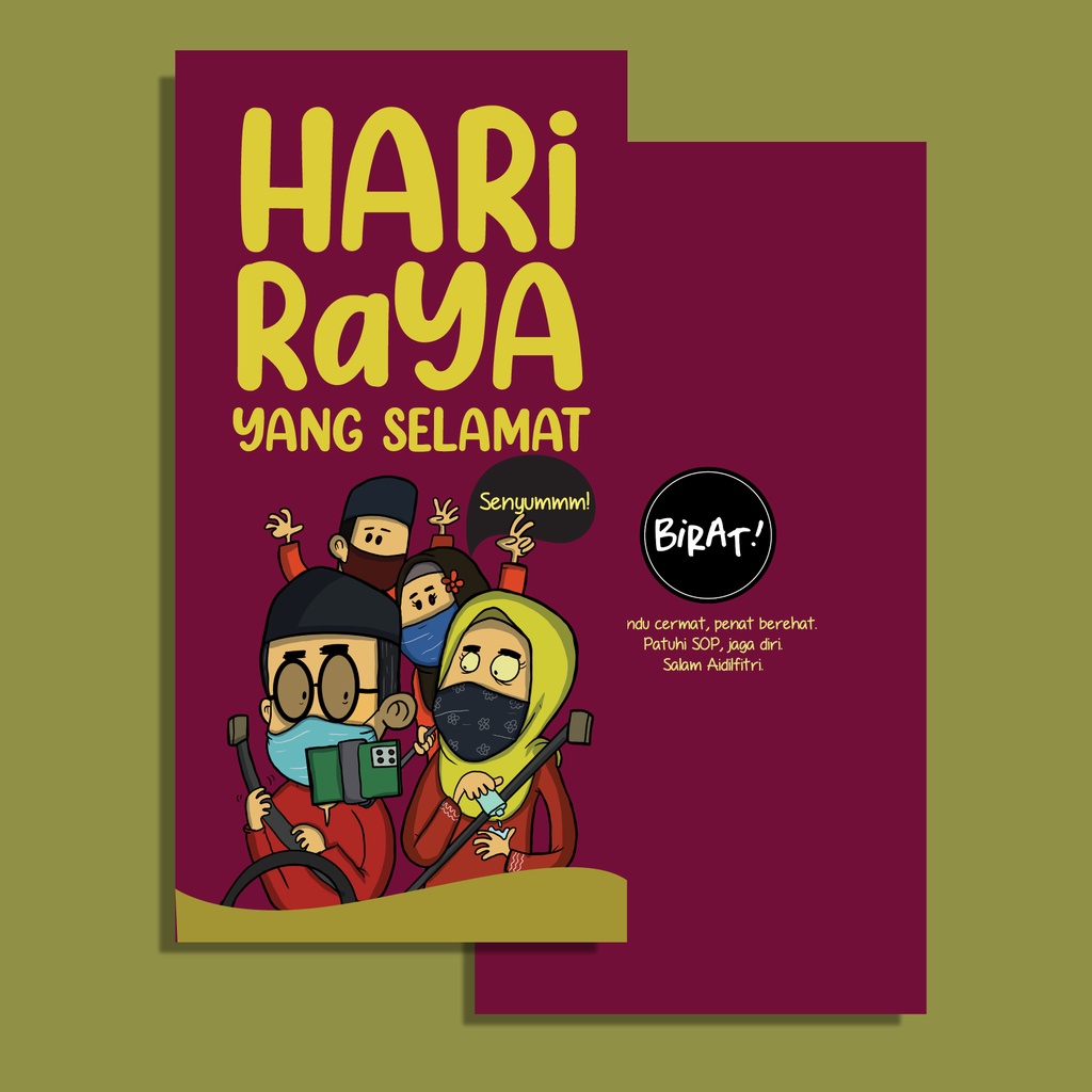 Sampul Duit Raya Komik Birat 2022 - Hari Raya Yang Selamat (10pcs/1 ...