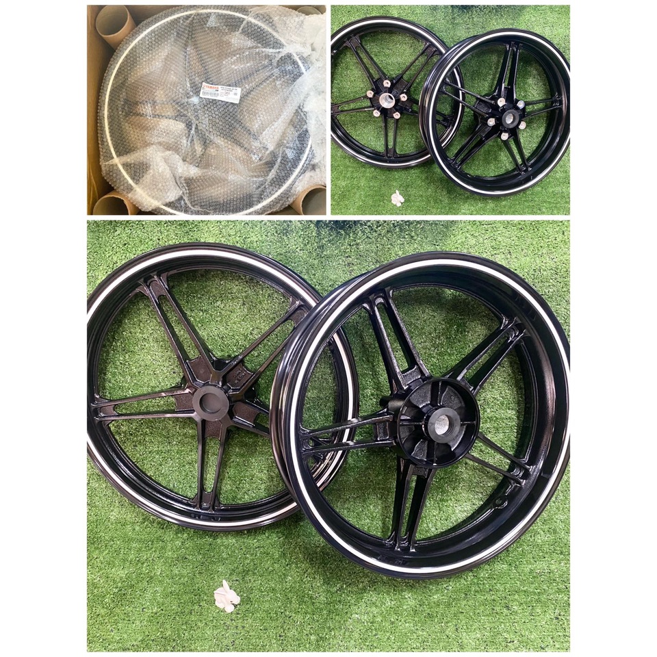 YAMAHA FZ150 NEW V3 V4 SPORT RIM SET 100% ORIGINAL JAMIN 100% (1PA ...