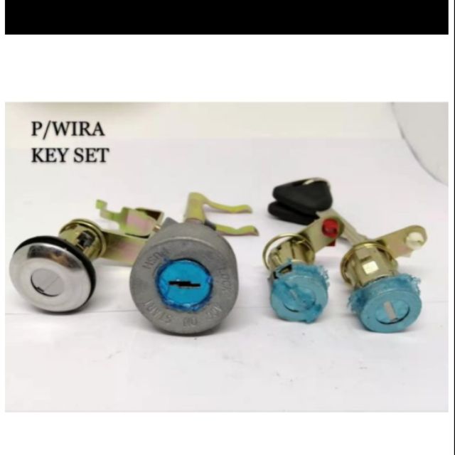 WIRA SEDAN, WIRA AEROBACK A/B KEY SET ASSY, KEY LOCK SET - PINTU KUNCI ...