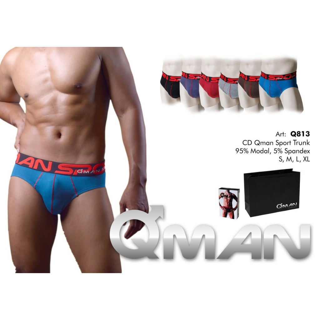 Qman Boxer Men's Panties [2Pcs Contents) | Shopee Malaysia