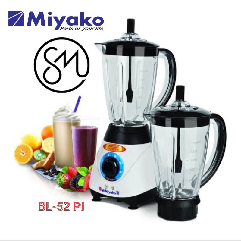 Miyako BL-52PI 1.5 L Liter Blender BL52PI BL 52 PI pulverizer | Shopee ...