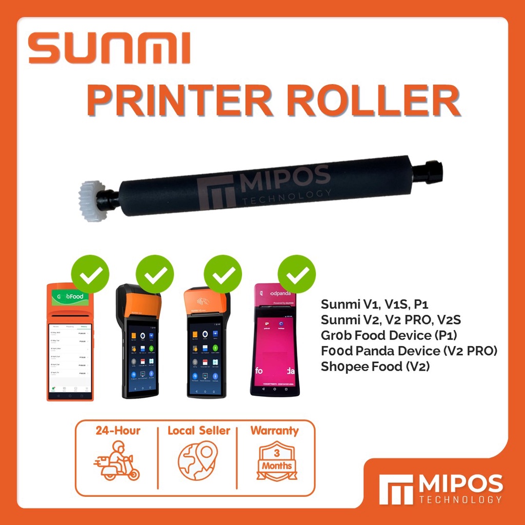 Sunmi Print Head/Printer Roller/Print Shaft/Print Roller (Printer ...