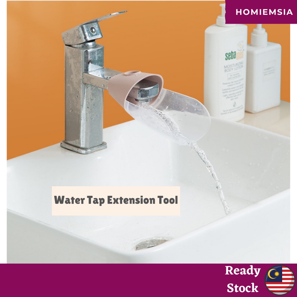 Ready Stock Bathroom Water Tap Extension Kitchen Sink Faucet Extender ...