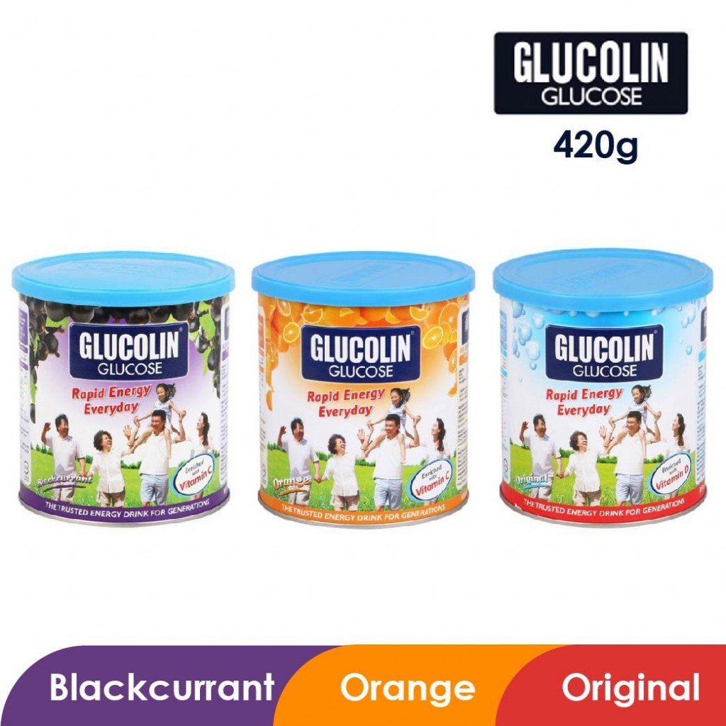 Glucolin Glucose 420g (Original / Blackcurrant / Orange) | Shopee Malaysia