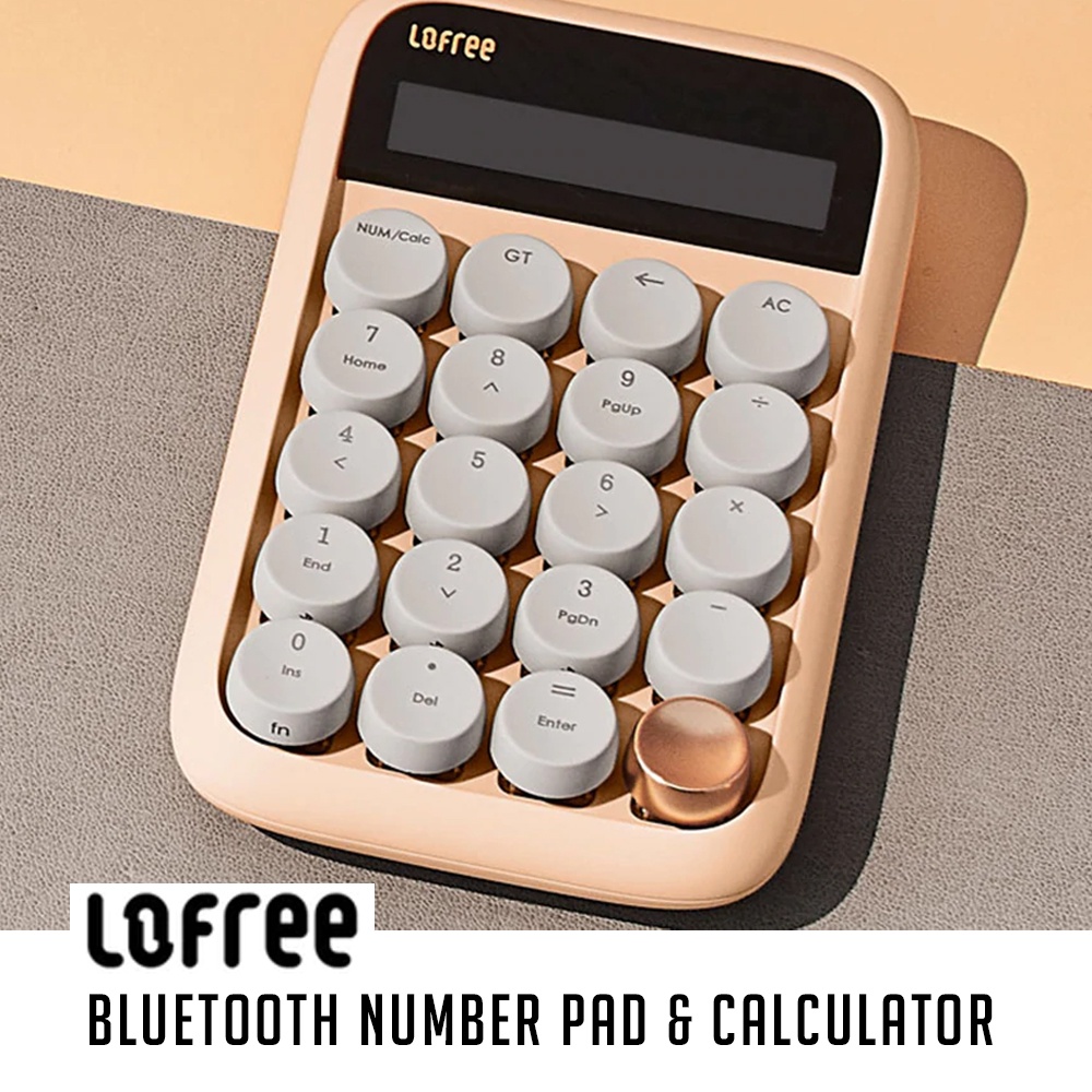 LOFREE Bluetooth Number Pad and Digit Calculator | Blue Switch ...