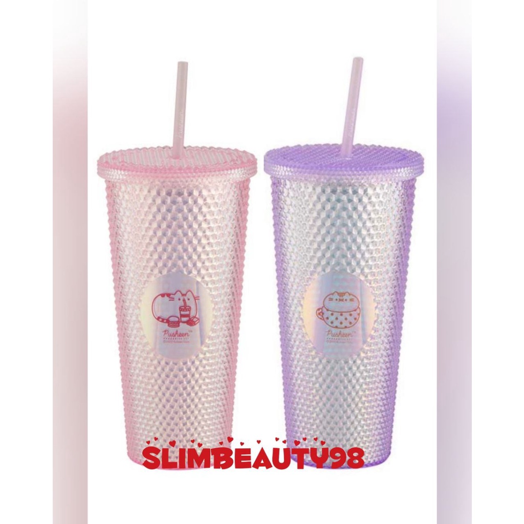PUSHEEN Crystal Cold Cup Purple 1s/ PUSHEEN Crystal Cold Cup Pink 1s ...