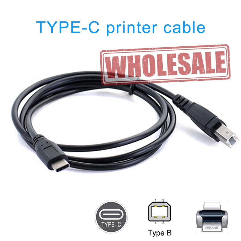 1 Meter Type C To Printer Cable / Type C to Printer Cable / OTG Micro ...