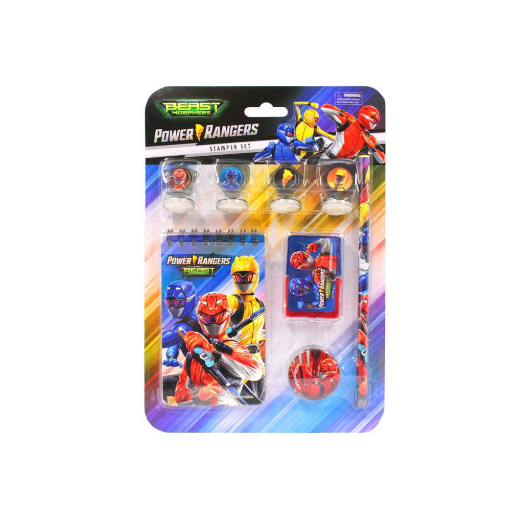 Power Rangers 8Pcs Children's Stamper Set | Shopee Malaysia