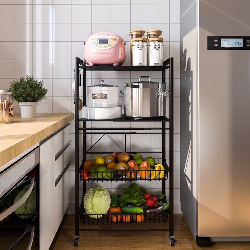 Microwave oven shelf, imported multi-layer multi-purpose kitchen shelf ...