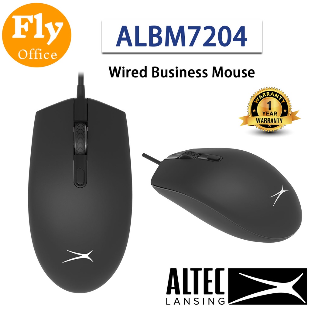 Altec Lansing ALBM7204 Wired Business Mouse 4 Button 1.5meter Cable ...