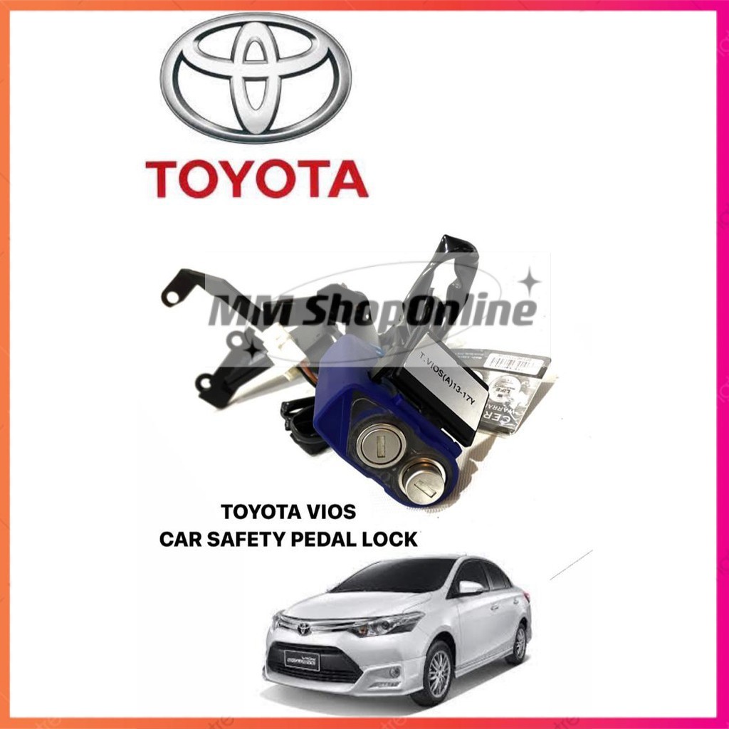 TOYOTA VIOS AUTO KEY START SAFETY ANTI THEFT PEDAL LOCK | Shopee Malaysia