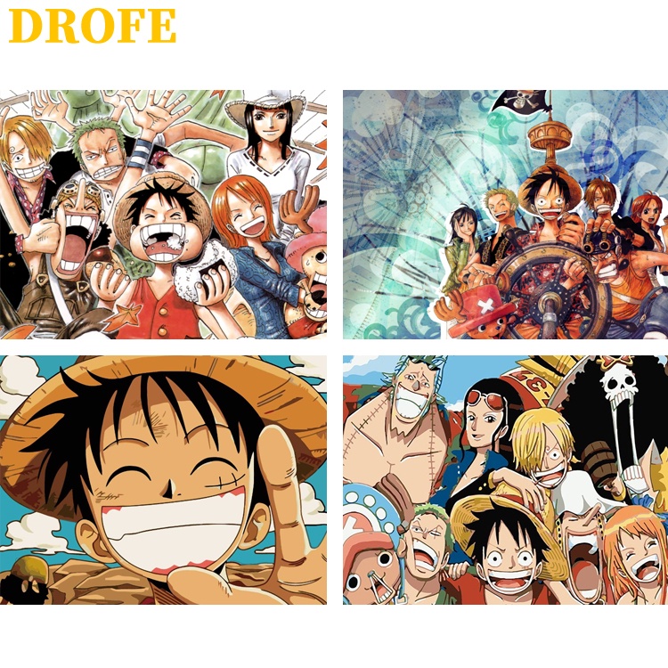 DROFE One Piece Paint By Number Wall Art Gift (40 x 50cm) | Shopee Malaysia