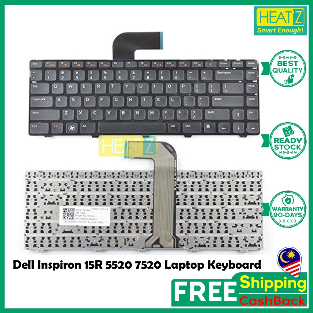 Dell Inspiron 15R 5520 7520 Laptop Keyboard | Shopee Malaysia