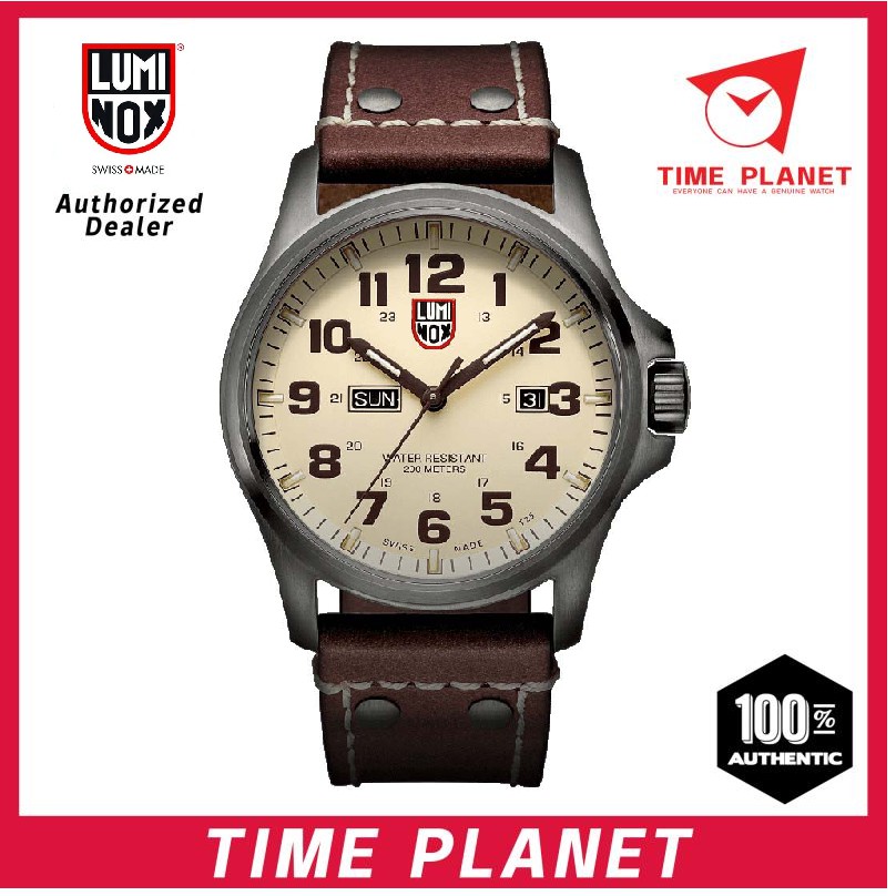 Luminox Atacama Field Day Date Leather Men's Watch L1920 | Shopee Malaysia