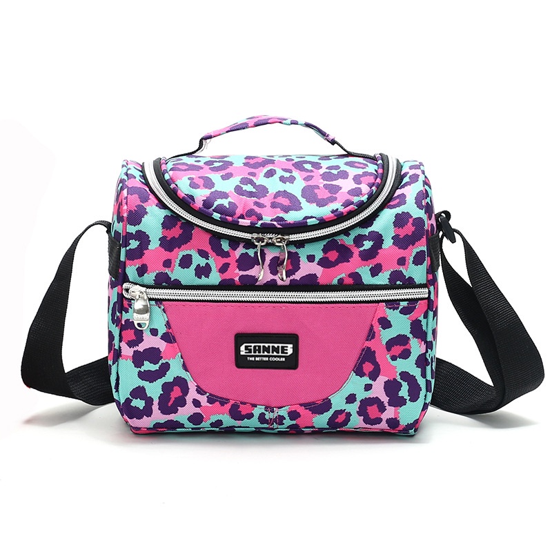 7L Thermal Insulated Food Cooler Bag Oxford Cloth With Shoulder Sling ...