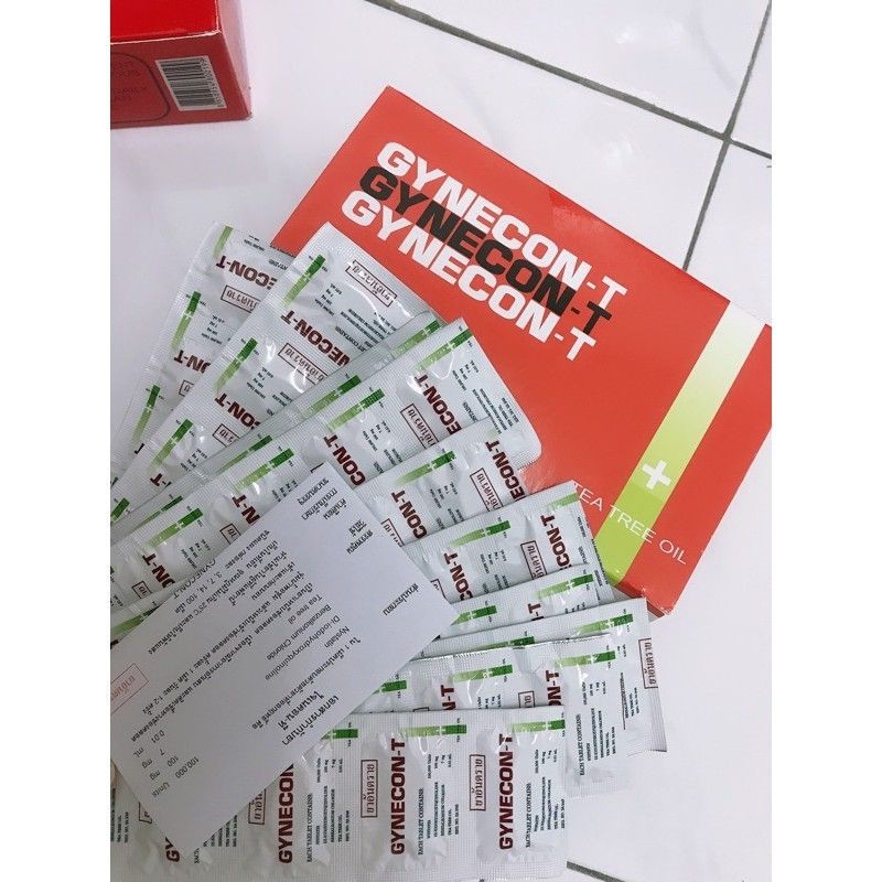 STOCK 🆕 GYNECON-T Vaginal Suppositories 🌸Gynecon 1box 20pcs ( 1 pcs 5 ...