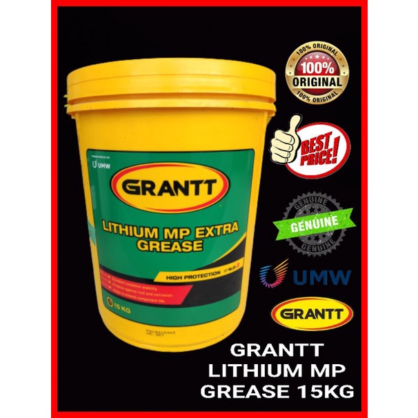GRANTT LITHIUM MP EXTRA GREASE 15KG | Shopee Malaysia