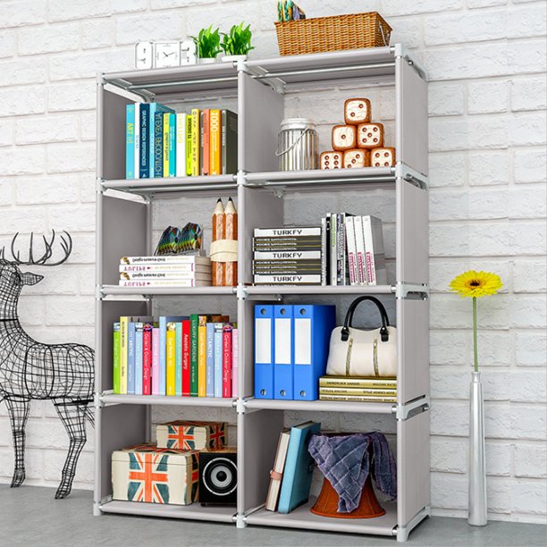 Book Shelf Rack With Cloth Buku Rak Home Student Cabinet Cabinets ...