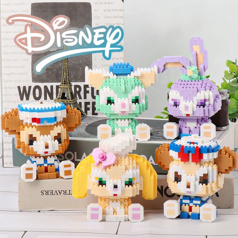 READY STOCK IN MALAYSIA Mini Building Blocks DIY Disney Character Model Building Blocks Nano ...