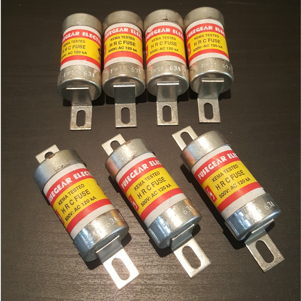 CLEARANCE FUSE GEAR 6A 20A 63A HRC F/LINK 6F21 FG01 FK01 | Shopee Malaysia