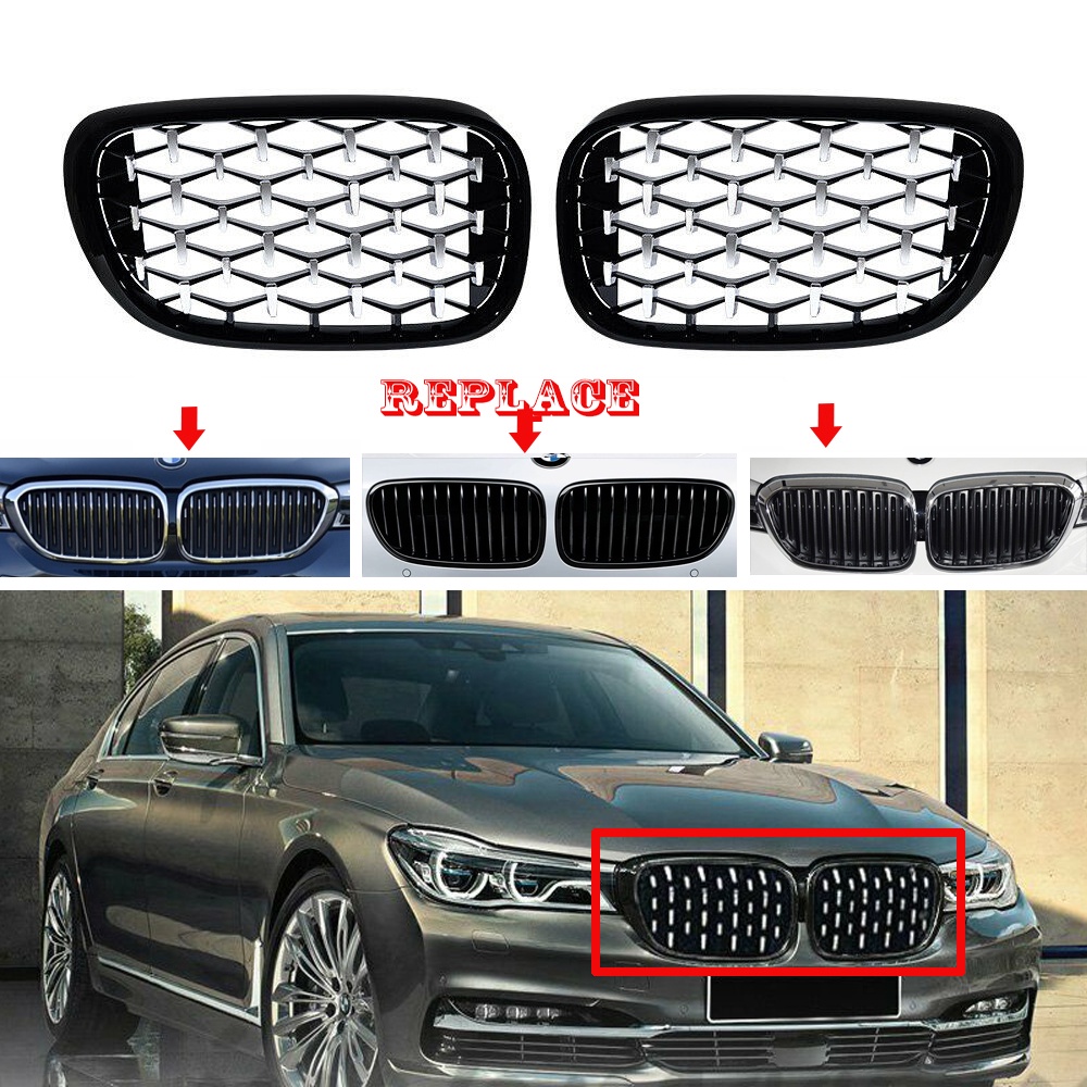 1 Pair Fit 16-18 BMW 7 Series G11 Base Sedan G12 Wagon Modified ...