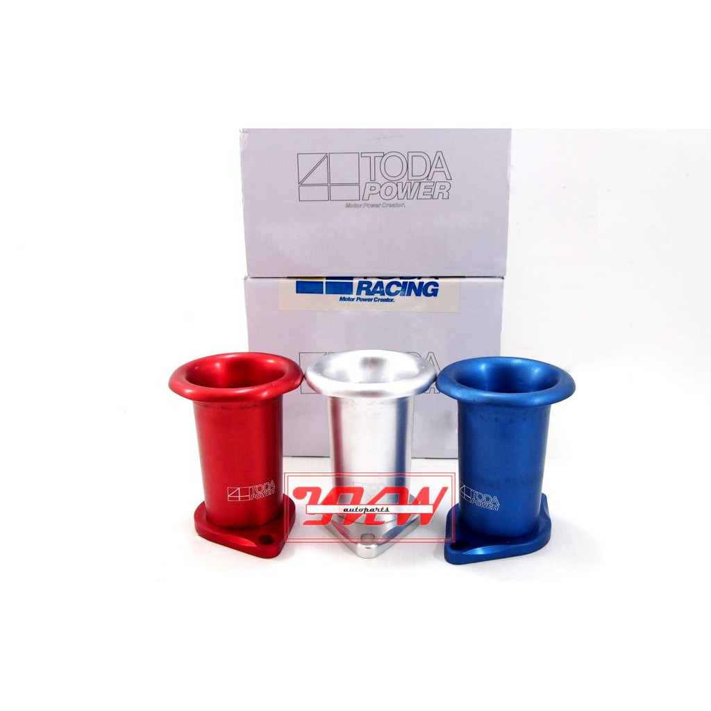 TODA Toyota 4AGE 20V Throttle Air Hon Trumpet 70mm BLUE / SILVER / RED ...