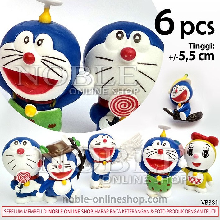 [6 Pcs] Doraemon Adventure Dorami Figure Wings Fly Flying Hobby Toys ...
