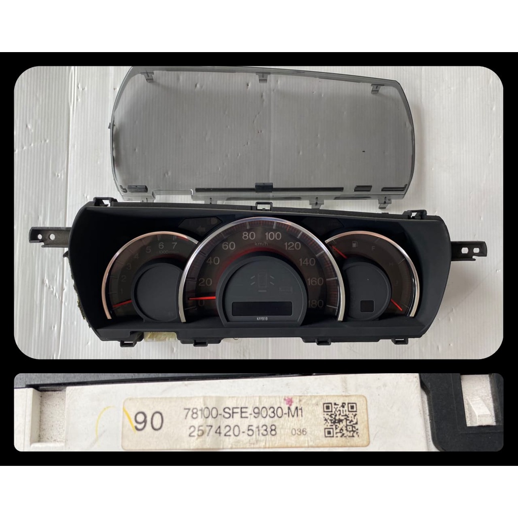 Honda Odyssey RB1 RB2 Cluster Meter ( Red Color ) / Speedometer / Car ...