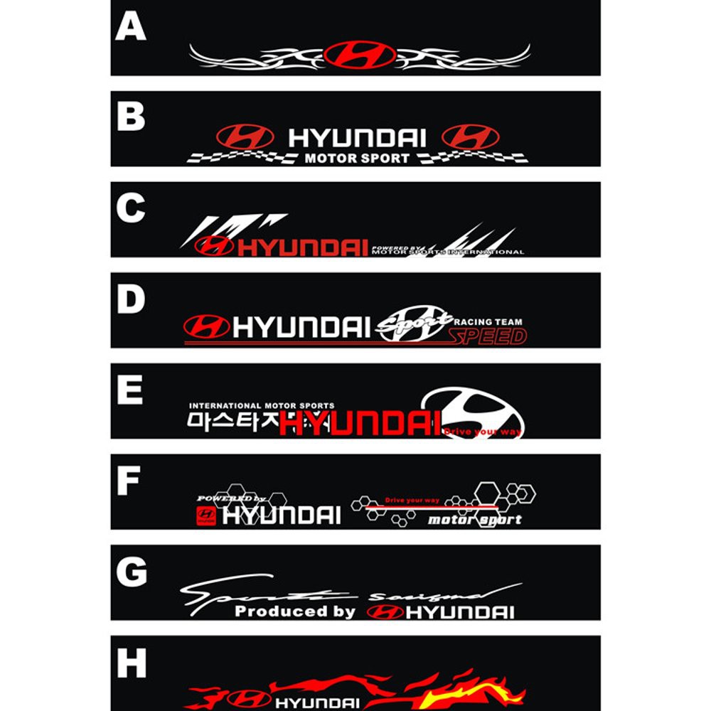 Hyundai car window sticker cutting | Shopee Malaysia