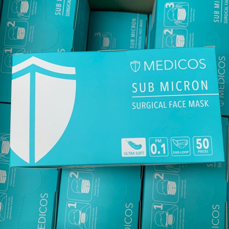 Medicos Surgical 3ply face mask 50's with box | Shopee Malaysia