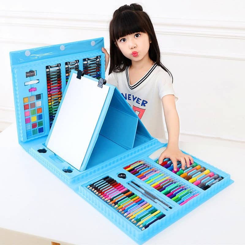 DESSINO 208pcs Art Color Pensil Full Set Kids Coloring Set Drawing Set ...