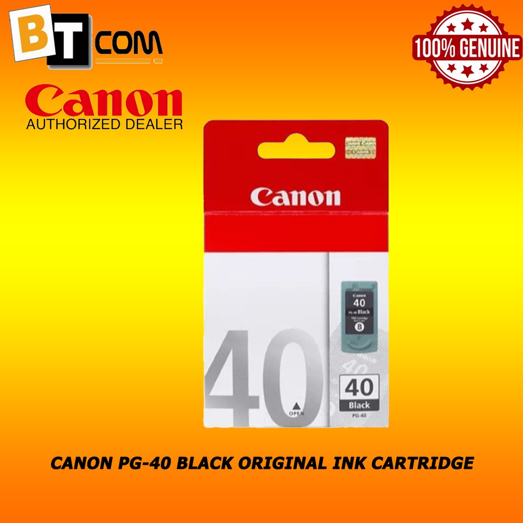 Canon PG-40 Black Original Ink Cartridge | Shopee Malaysia