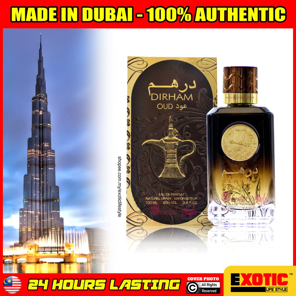 100% ORIGINAL Ard Al Zaafaran Dirham Gold Perfume For Unisex 100 ML EDP ...