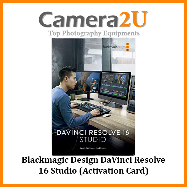 Blackmagic Design DaVinci Resolve 18 Studio (Activation Card) | Shopee ...