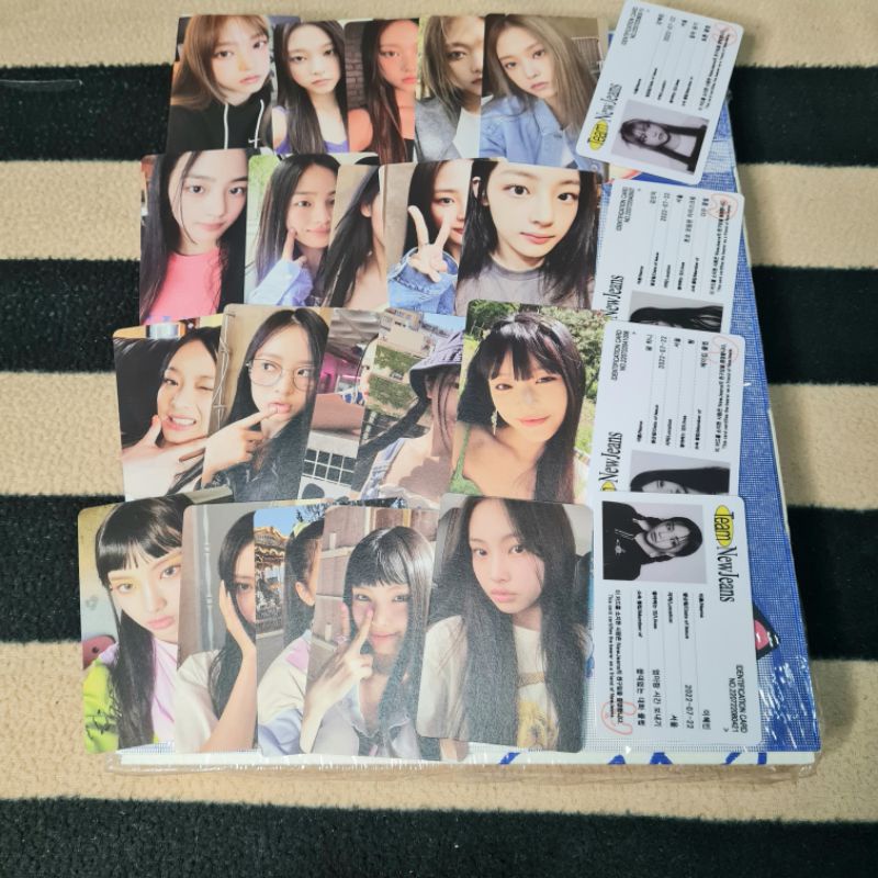 Newjeans Photocard - Official from New Jeans Bluebook ver. 1st EP NWJNS 'attention, hype boy ...