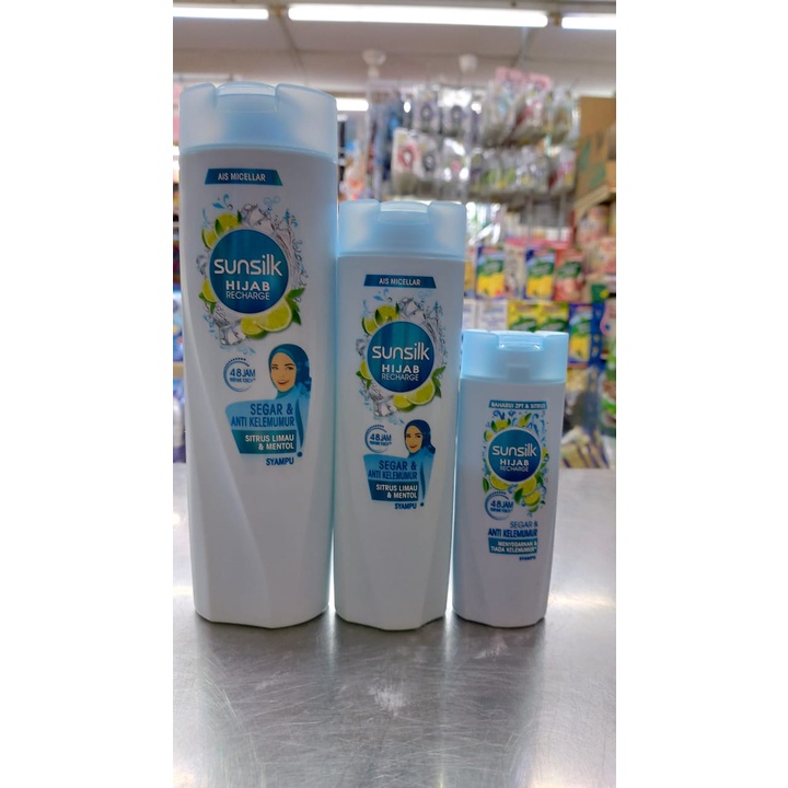 Sunsilk Hijab Recharge Shampoo Anti Kelemumur Anti Dandruff (70ml/160ml ...