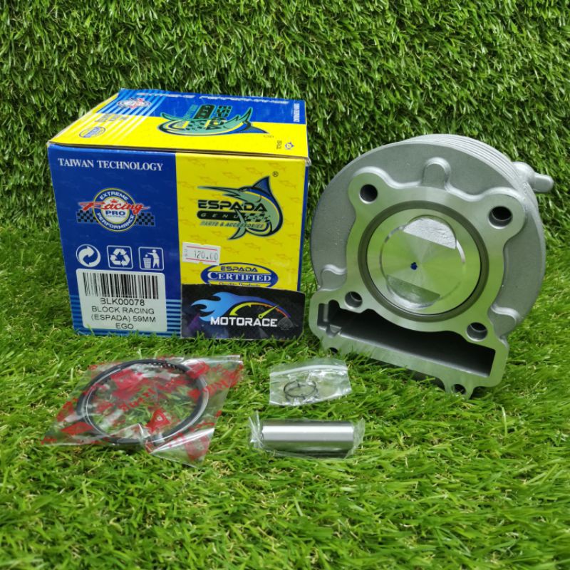 ESPADA RACING BLOCK 59MM YAMAHA EGO / EGO'S / NOUVO / NOUVO'S / EGO SOLARIZ / EGO AVANTIZ ...