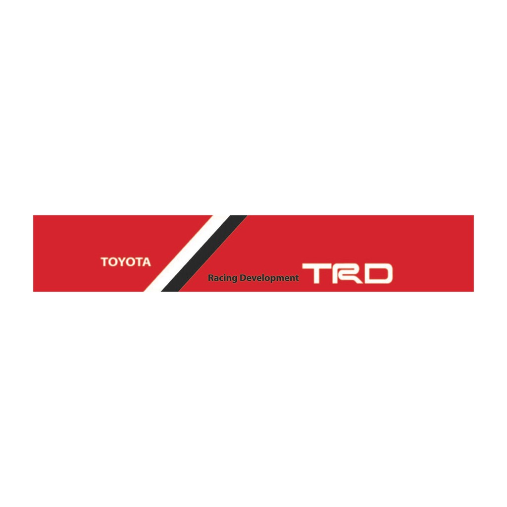 TRD TOYOTA Front Windshield Sticker / Sticker Tampal Cermin Depan ...