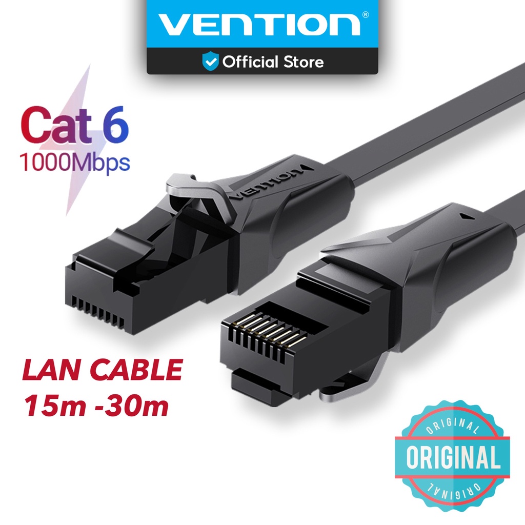 VENTION CAT6 CAT7 Long LAN Cable Ethernet Network Cable Long Length 15 ...
