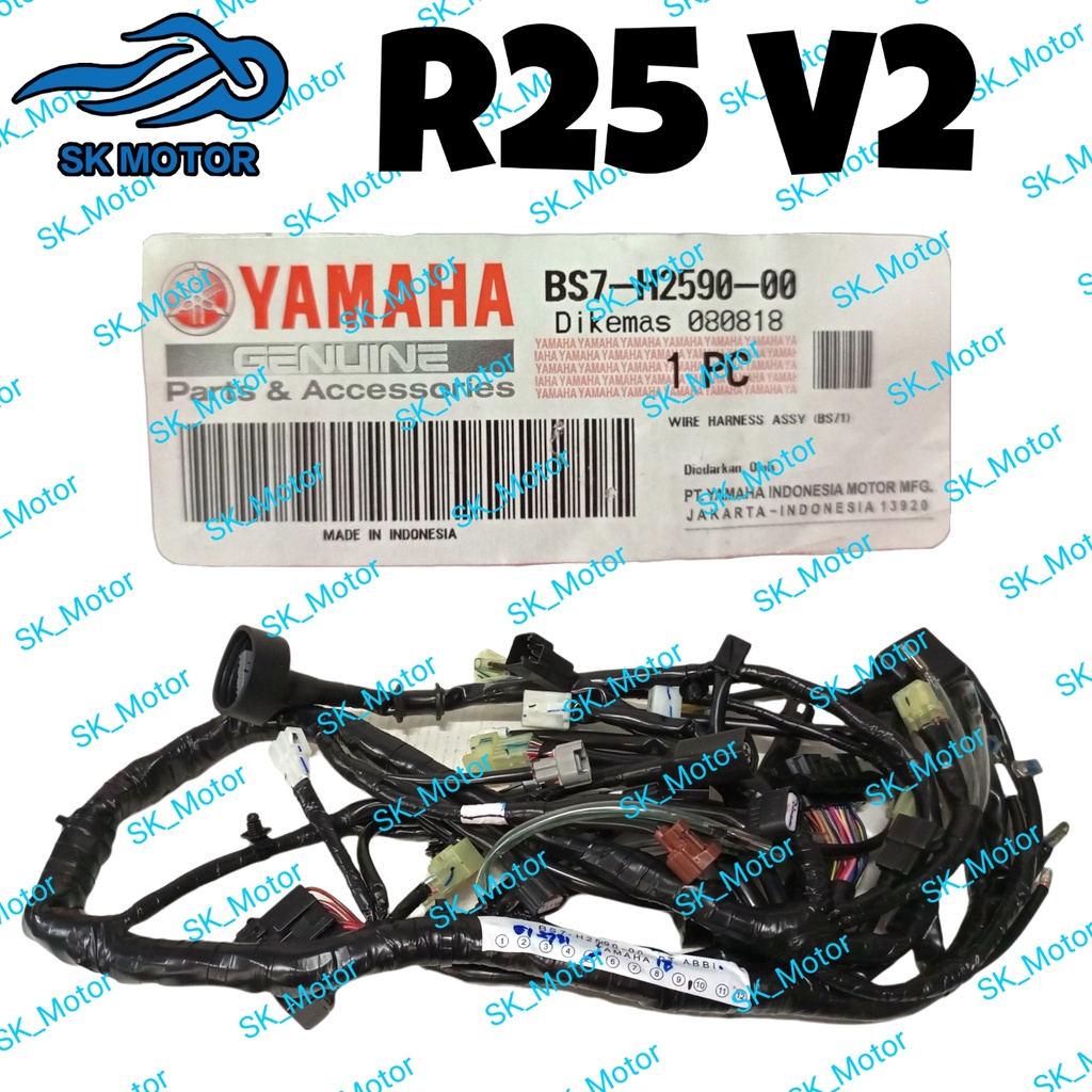 Yamaha YZF-R25 R25 V1 & V2 Original Wire Harness Assy Wiring Set ...