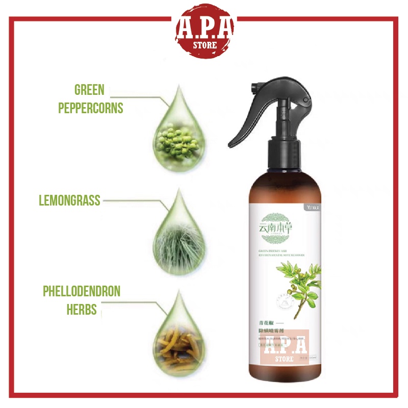 APA Bed Bug Dust Mite Removal Remover Mites Spray Penghapus Hama Tungau ...