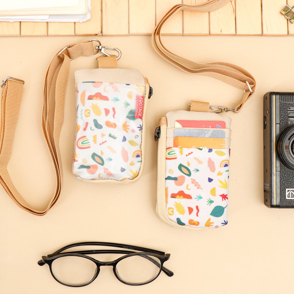 Gantugan ID Card Wallet Casual Hanging Necklace Multifunction Women ...