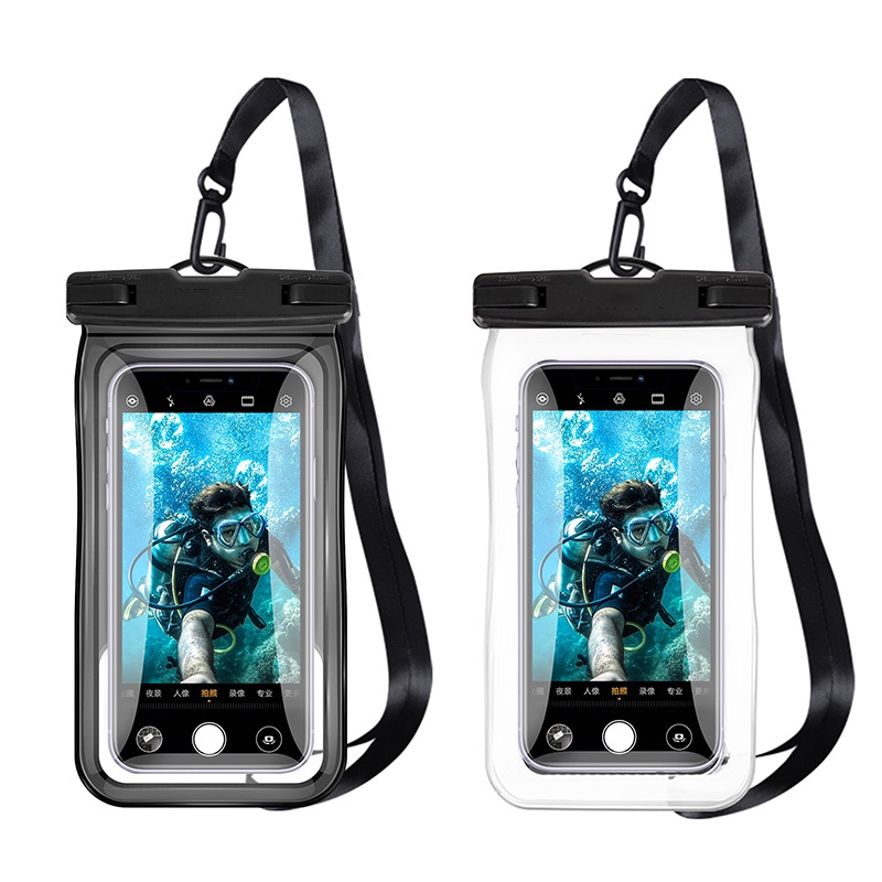 Universal Floating Airbag Mobile Phone Bag / Waterproof Phone Pouch ...