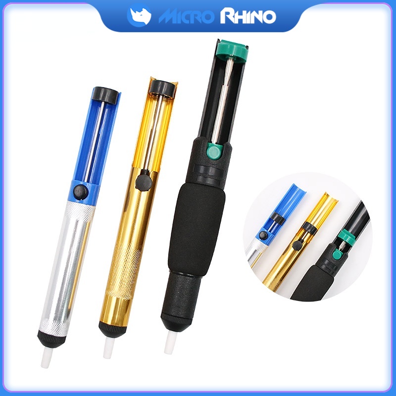 Desoldering Pump Aluminum Metal Suction Tin Gun Soldering Sucker Pen ...