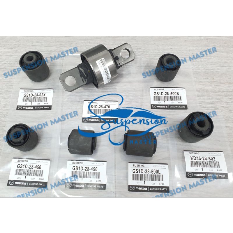 14 IN 1 SET - MAZDA 6 (2008~2012) - REAR UPPER ARM BUSH/LOWER ARM BUSH ...