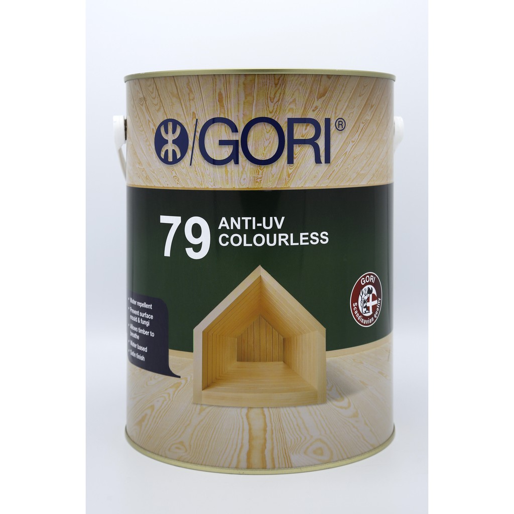 GORI 79 5L - Outdoor / Exterior Anti-UV Colourless, Natural Looking ...