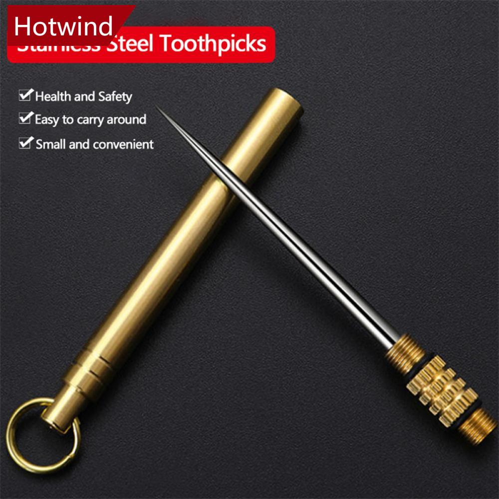 HOTWIND Multi-Purpose Titanium Outdoor EDC Portable Toothpick Camping ...