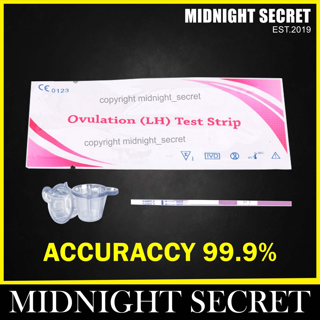 [ ACCURACY 99% ] Female Fertility Ovulation LH Pregnancy Test Kit OPK ...
