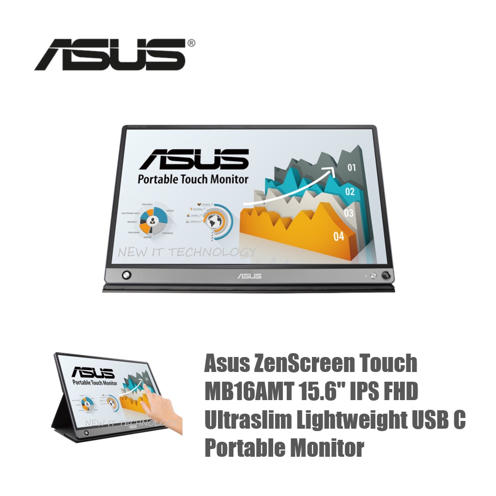 Asus Zenscreen MB166C|MB16ACV|MB16AWP|MQ16AH|MB249C FHD IPS ...